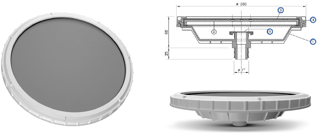 Ecoflex Disc diffuser for waste water treatment - Geotierre